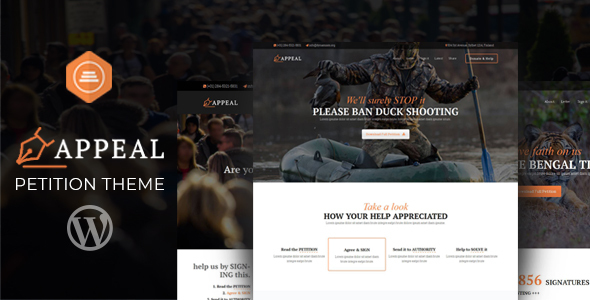 Appeal – Fully Functional Petition Theme by essentialwebapps | ThemeForest